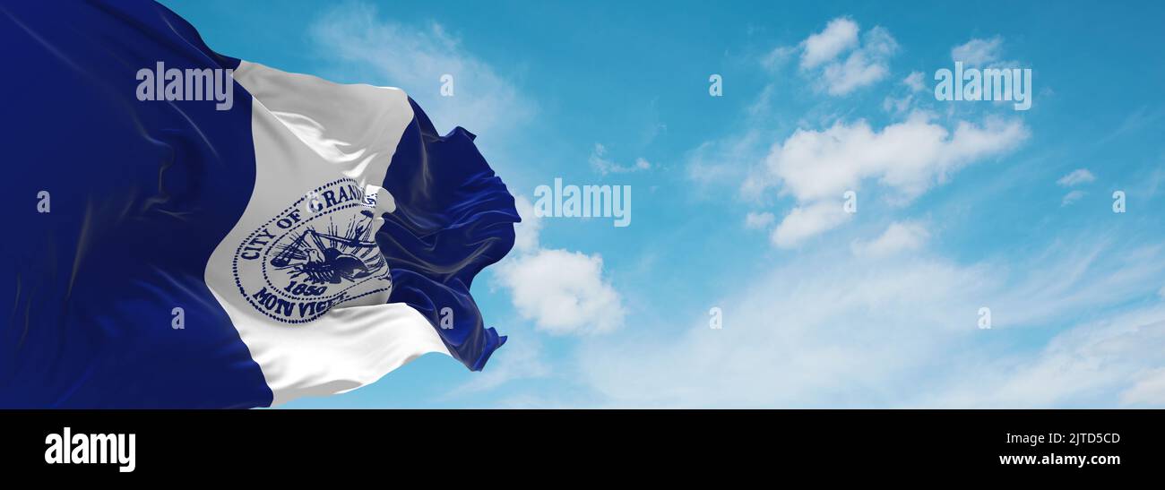 Grand rapids flag hi-res stock photography and images - Alamy
