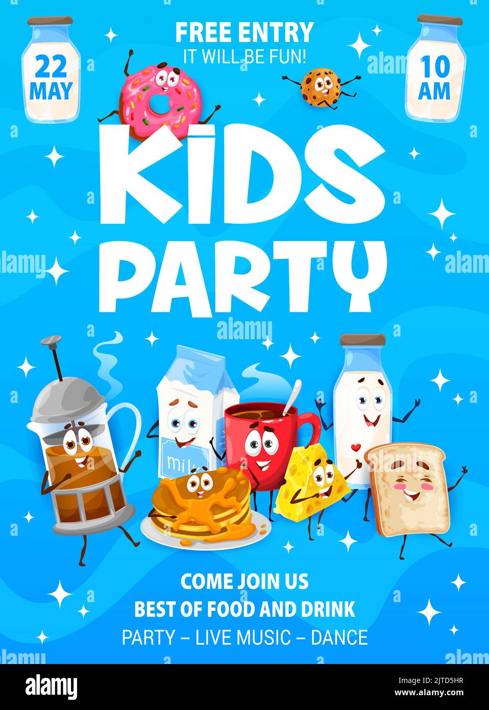 Baby with bottle of tea Stock Vector Images - Alamy