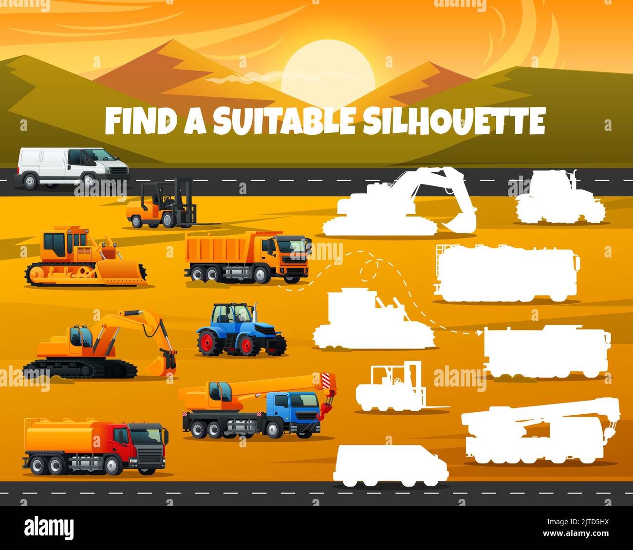 Same tractors Stock Vector Images - Alamy