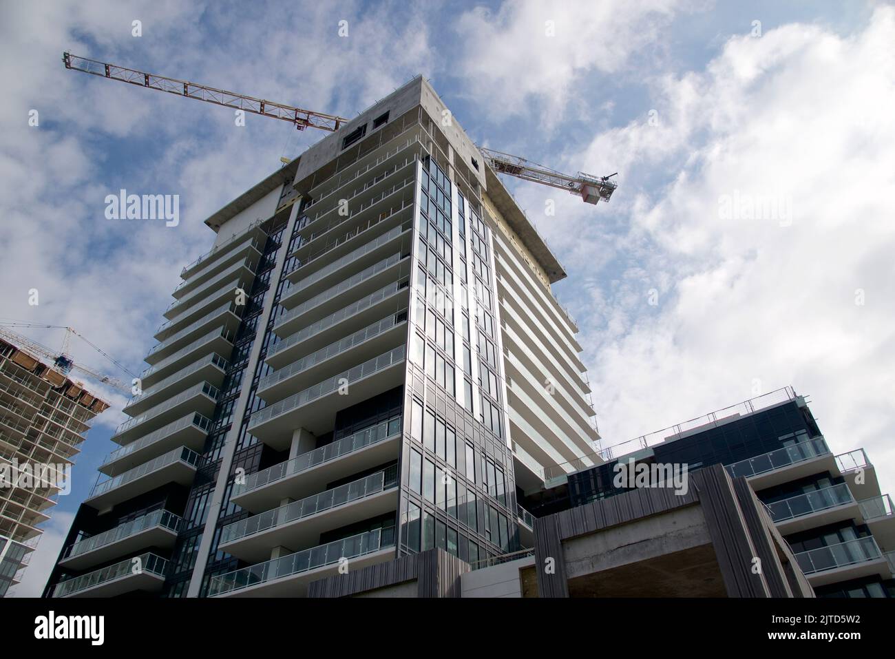 Construction engineering skyscraper low angle hi-res stock photography ...