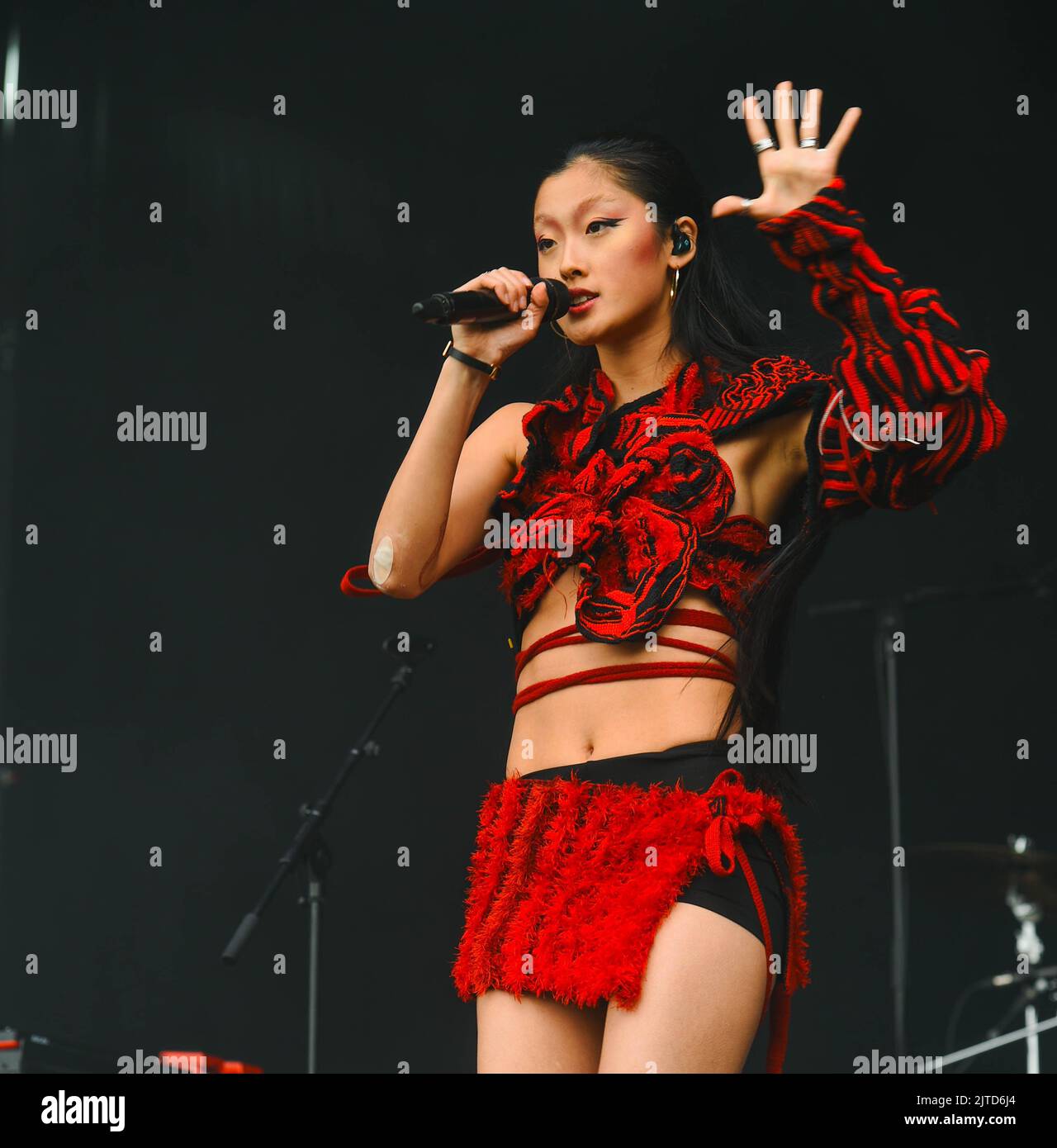 Edinburgh musician LVRA performs at the Connect Music Festival 2022 ...