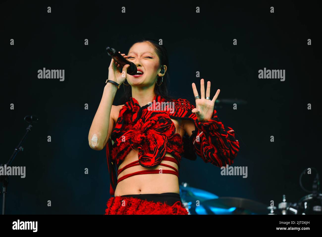 Edinburgh musician LVRA performs at the Connect Music Festival 2022 ...