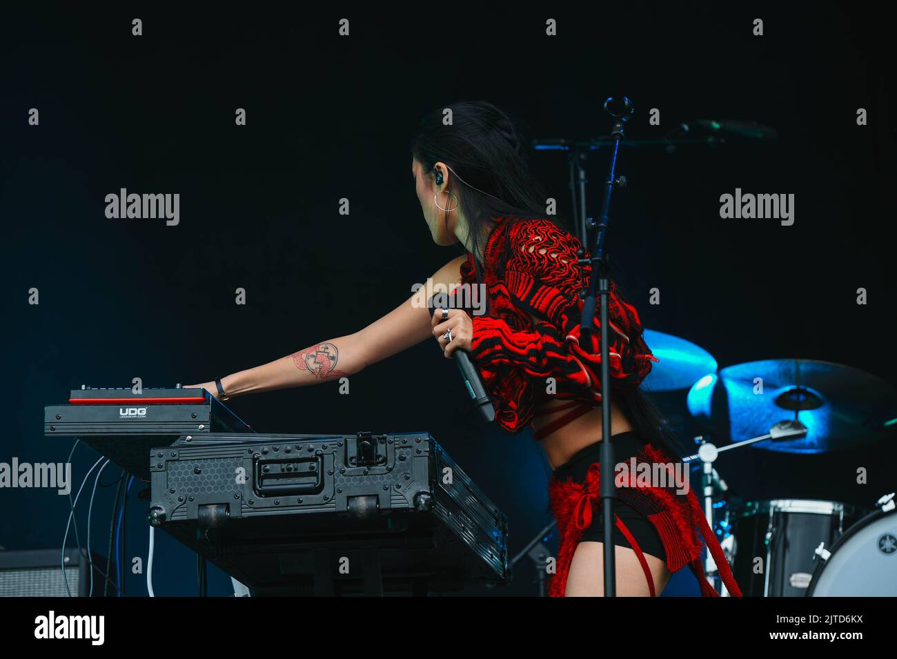 Edinburgh musician LVRA performs at the Connect Music Festival 2022 ...
