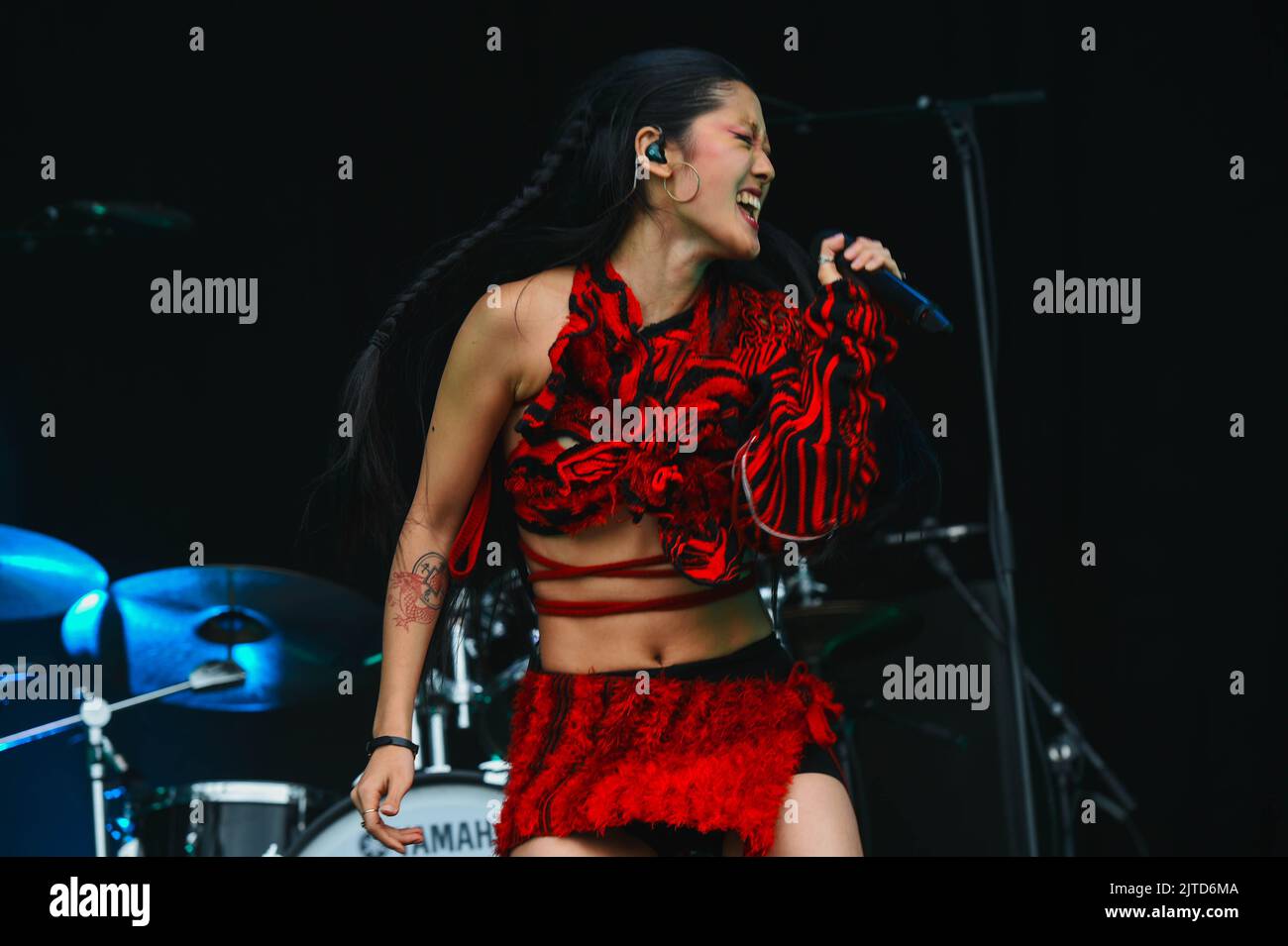 Edinburgh musician LVRA performs at the Connect Music Festival 2022 ...