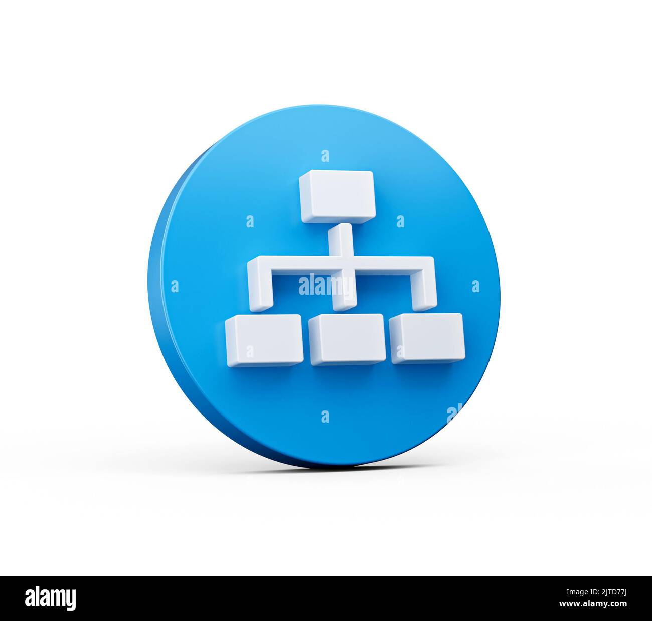 Company hierarchy 3d chart hi-res stock photography and images - Alamy