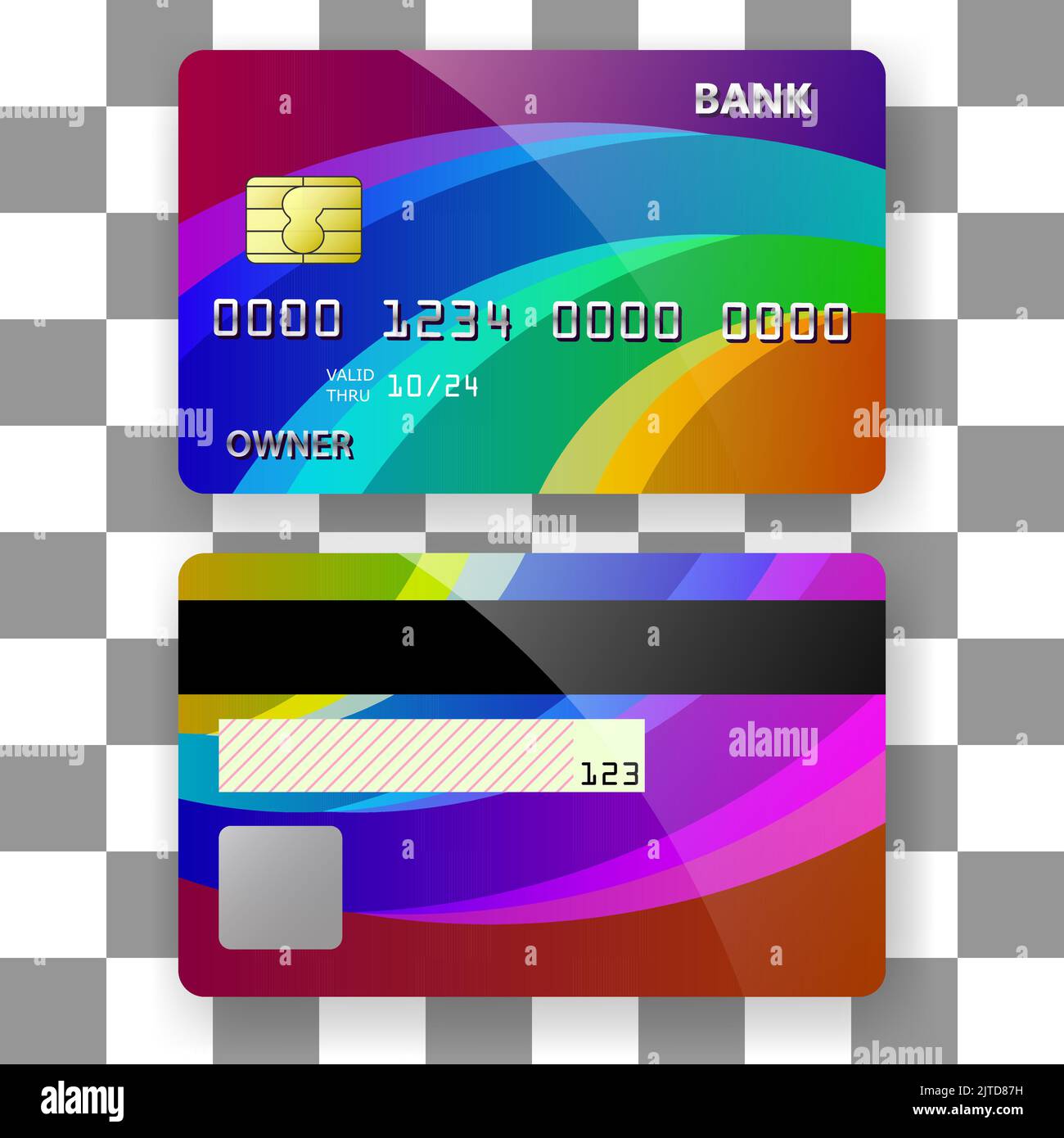 banking card template design background Stock Vector Image & Art - Alamy