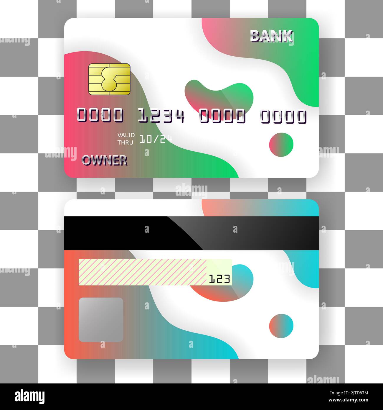 banking card template design background Stock Vector Image & Art - Alamy