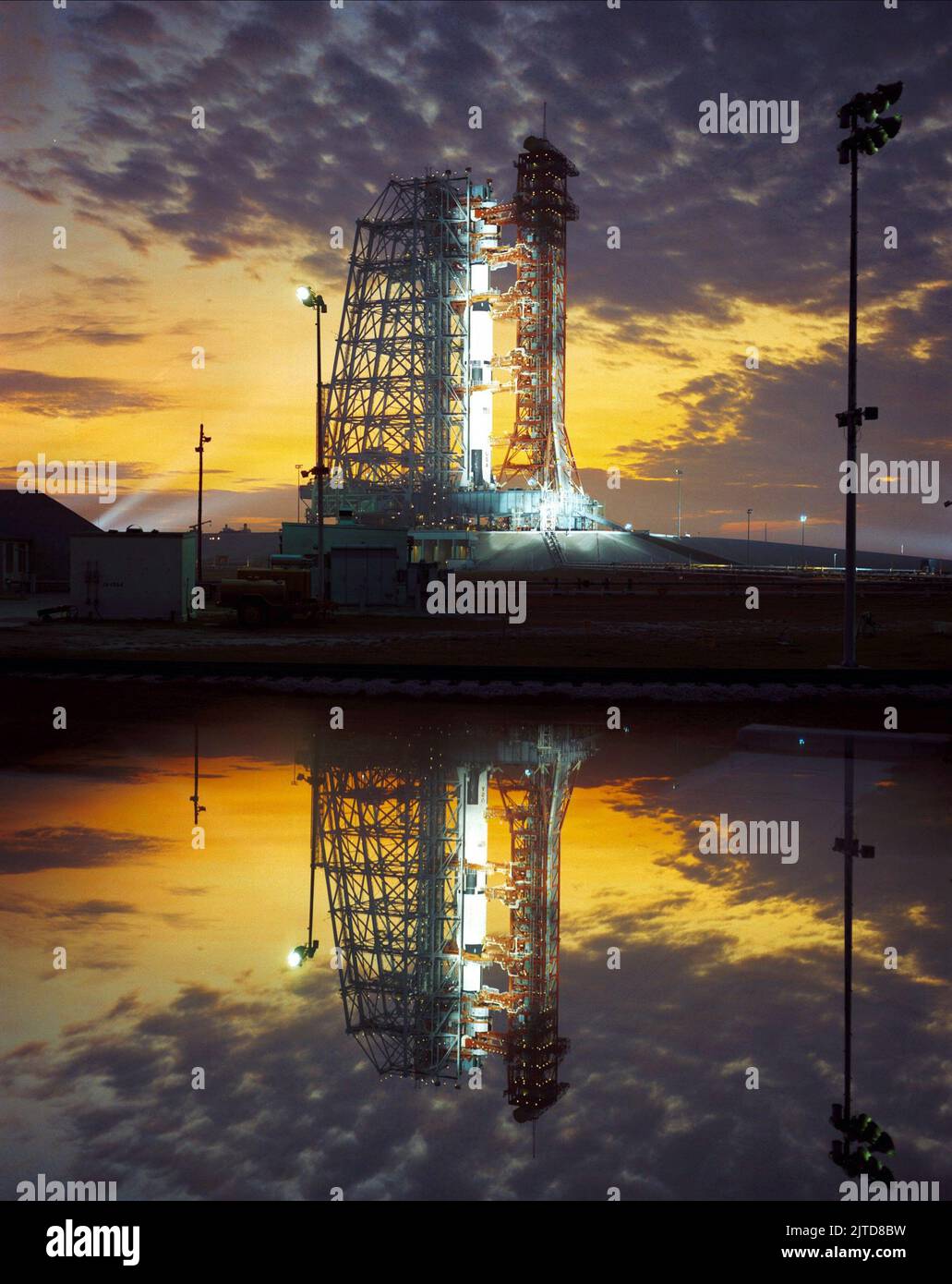 Apollo 8 on the launch pad 1968 hi-res stock photography and images - Alamy