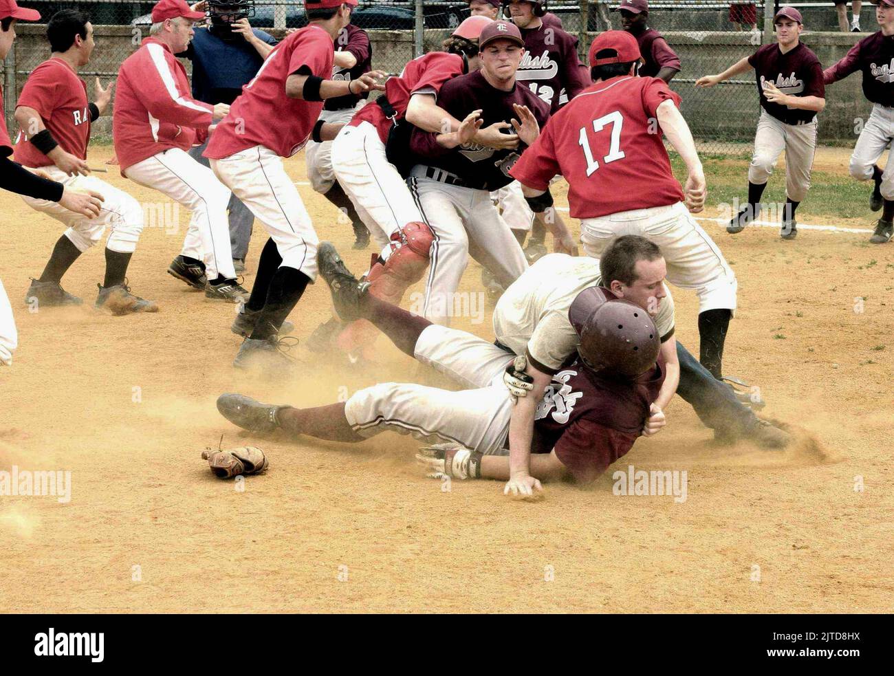 BASEBALL MATCH FIGHT SCENE, BLACK IRISH, 2007 Stock Photo - Alamy