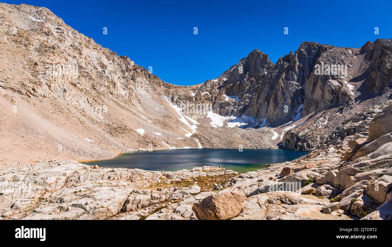Consultation Lake from the Mount Whitney trail, John Muir Wilderness ...