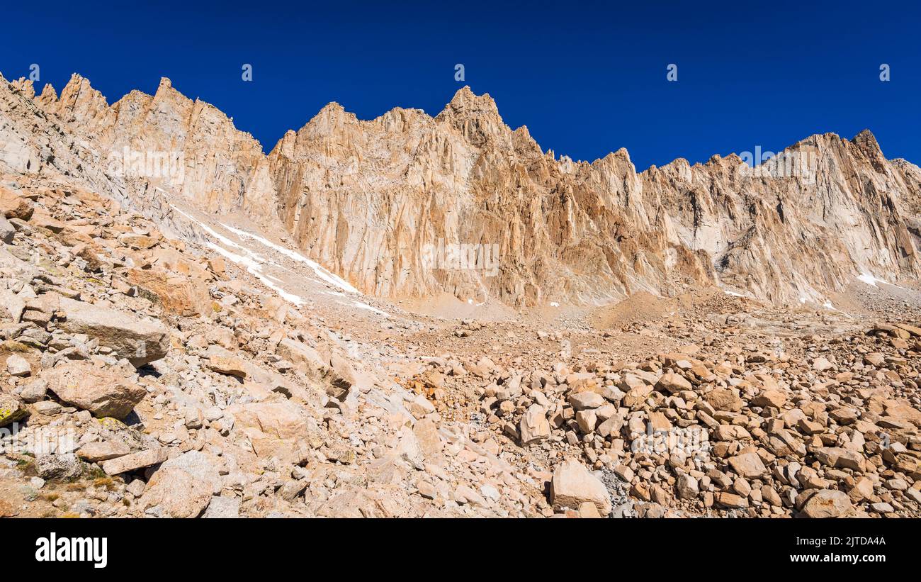 Mount Muir from the Mount Whitney Trail, John Muir Wilderness ...