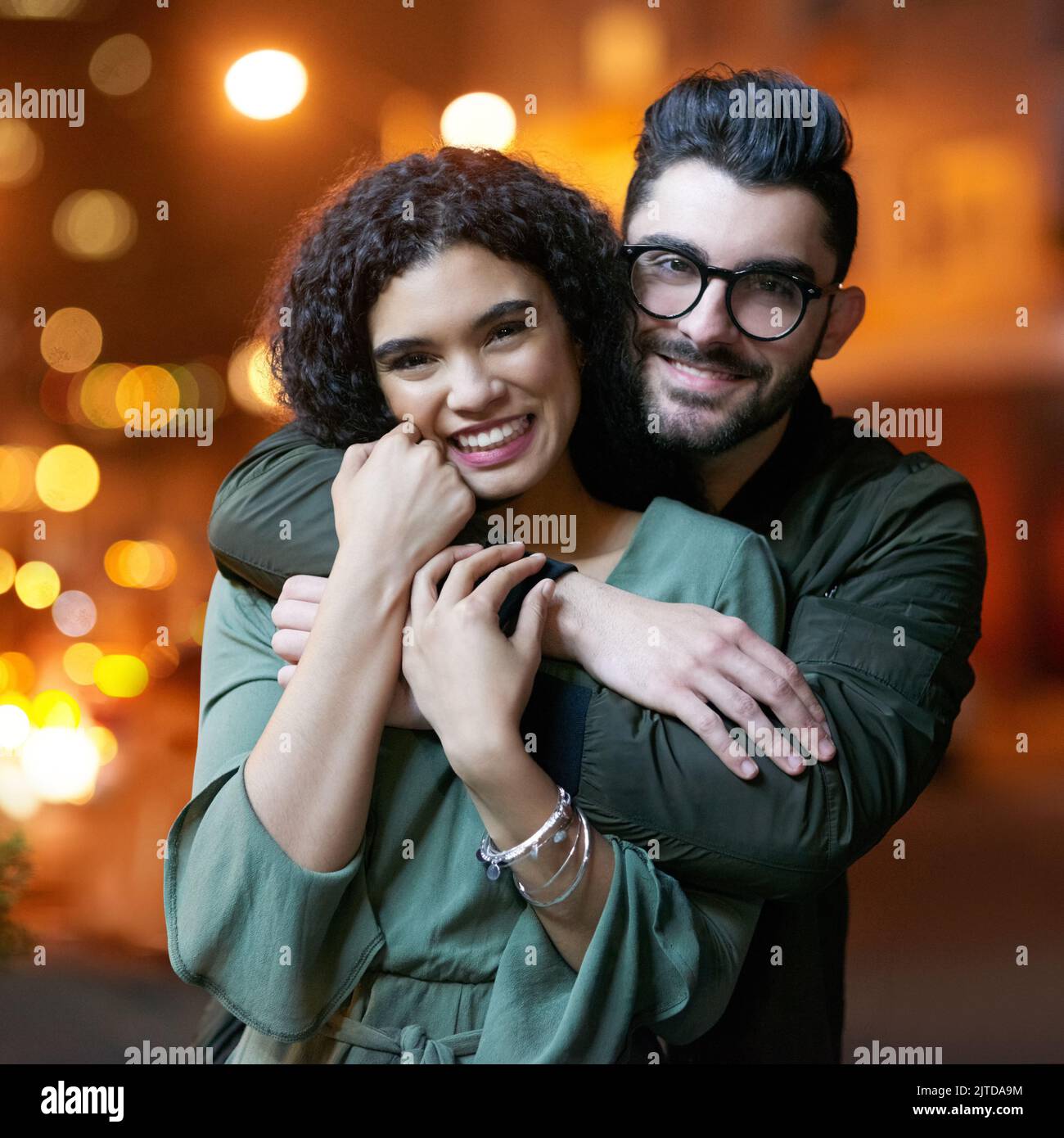 Shes my one and only. Portrait of a happy young couple outdoors at ...