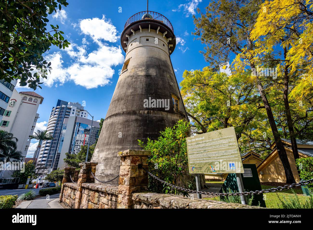 Brisbane, Queensland, Australia - The Old Windmill historical building ...