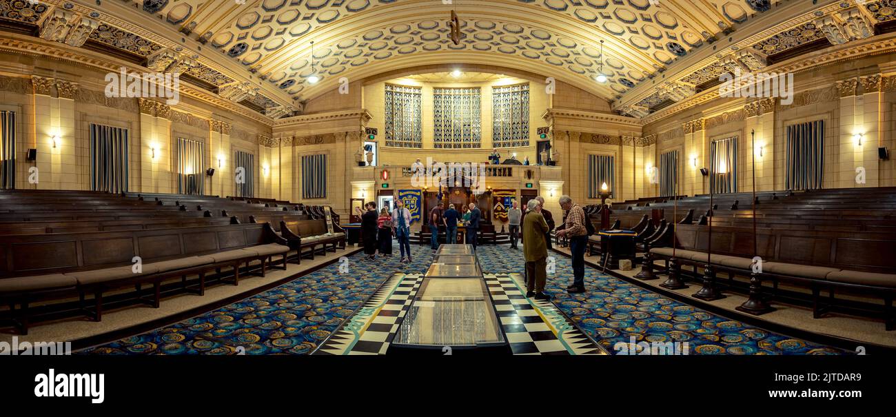 Brisbane, Queensland, Australia - Historic interiors of the Masonic ...