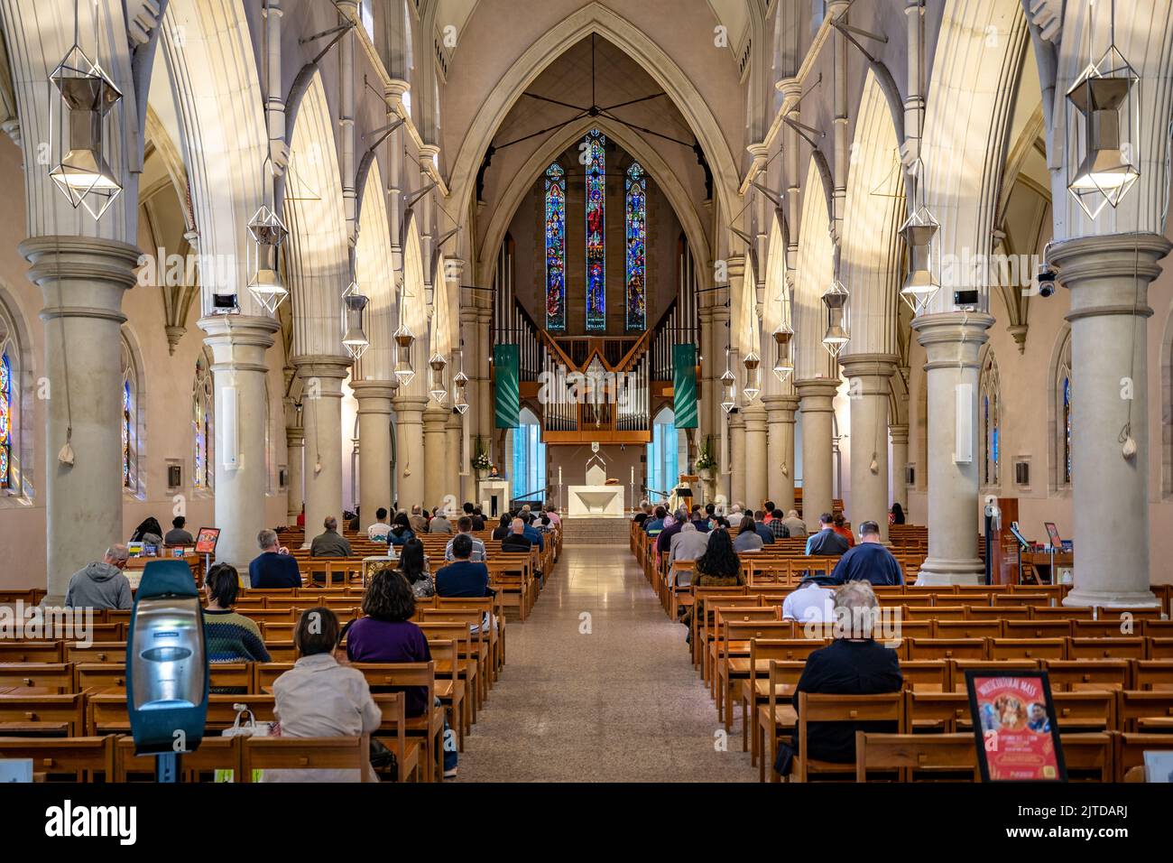 Brisbane, Queensland, Australia - Cathedral of St Stephen interior ...