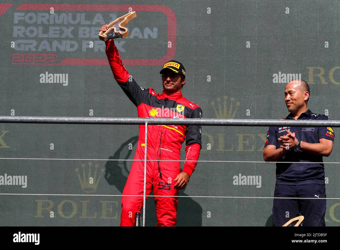 Podium in spa francorchamps hi-res stock photography and images - Alamy