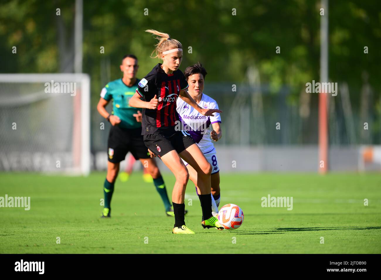 Martina Piemonte of AC Milan in action during AC Milan - ACF Fiorentina ...