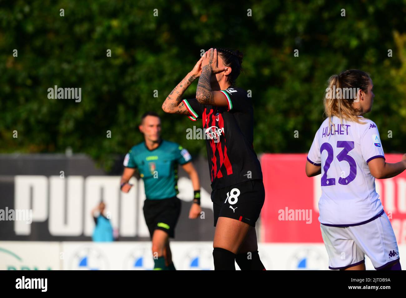Martina Piemonte of AC Milan desperate during AC Milan - ACF Fiorentina ...