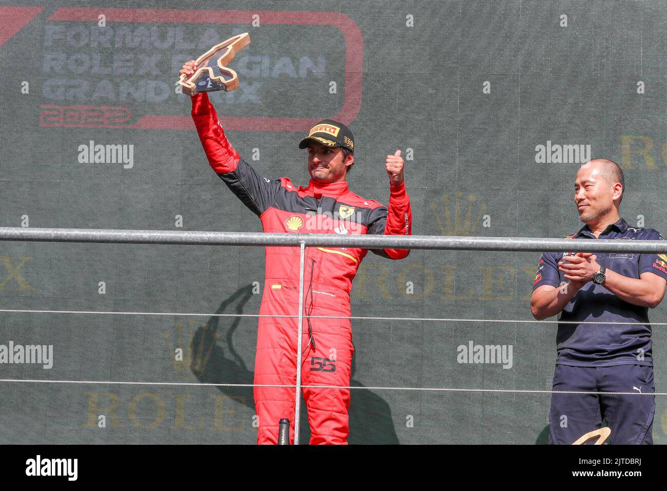 Podium in spa francorchamps hi-res stock photography and images - Alamy
