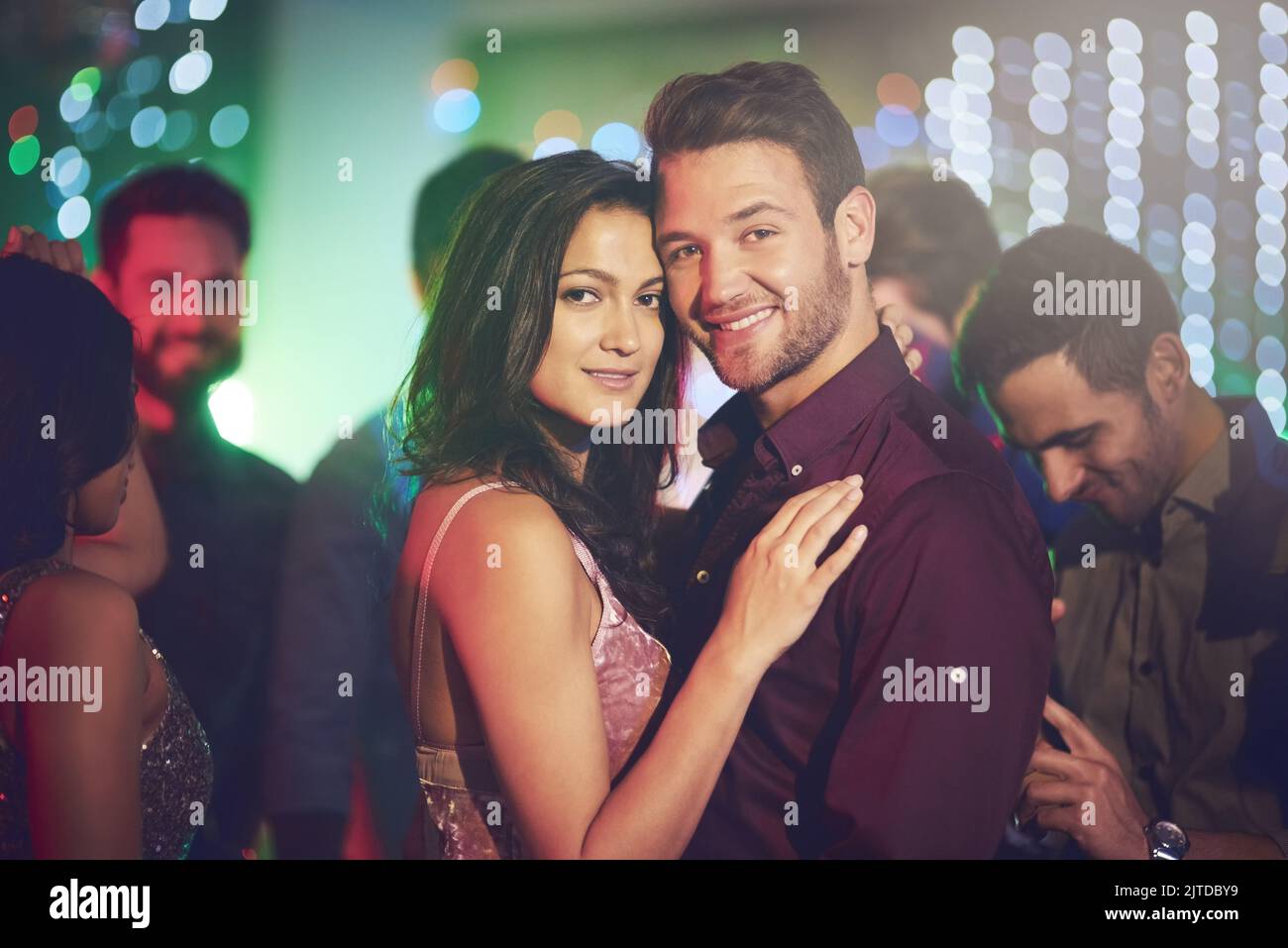 Two women dancing disco club hi-res stock photography and images - Alamy