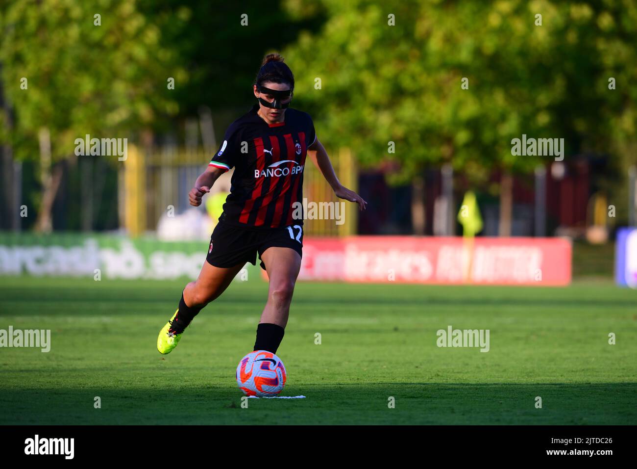 Marta Mascarello of AC Milan in action during AC Milan - ACF Fiorentina ...