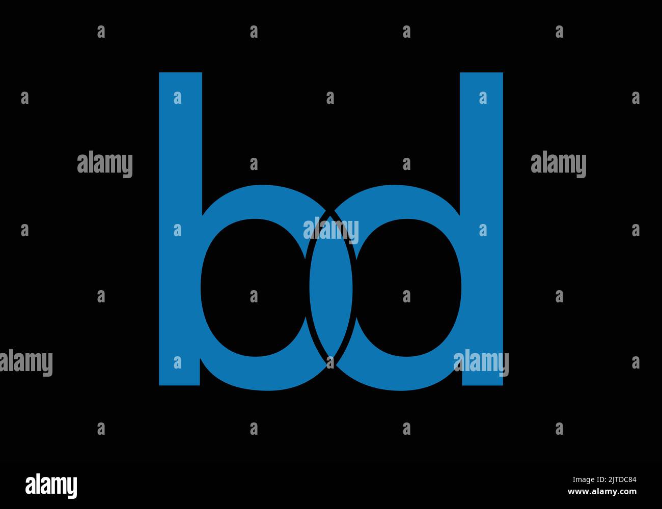 Bd Initial Monogram Letter B D Logo Design Vector Template Letter Bd