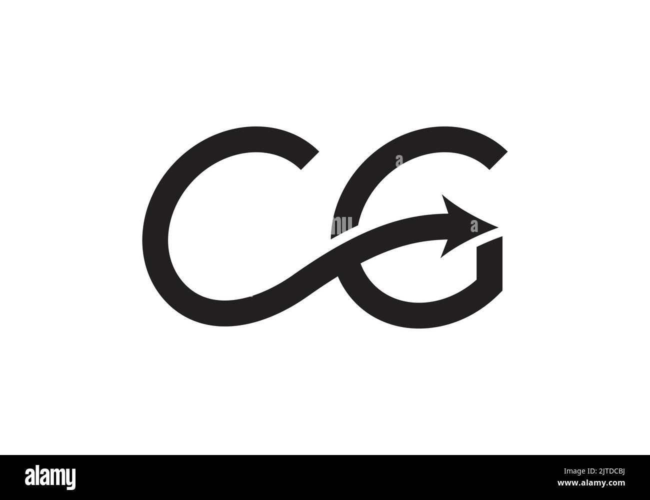 CG Initial Monogram Letter CG Logo Design Vector Template Letter c g Logo Design Stock Vector ...