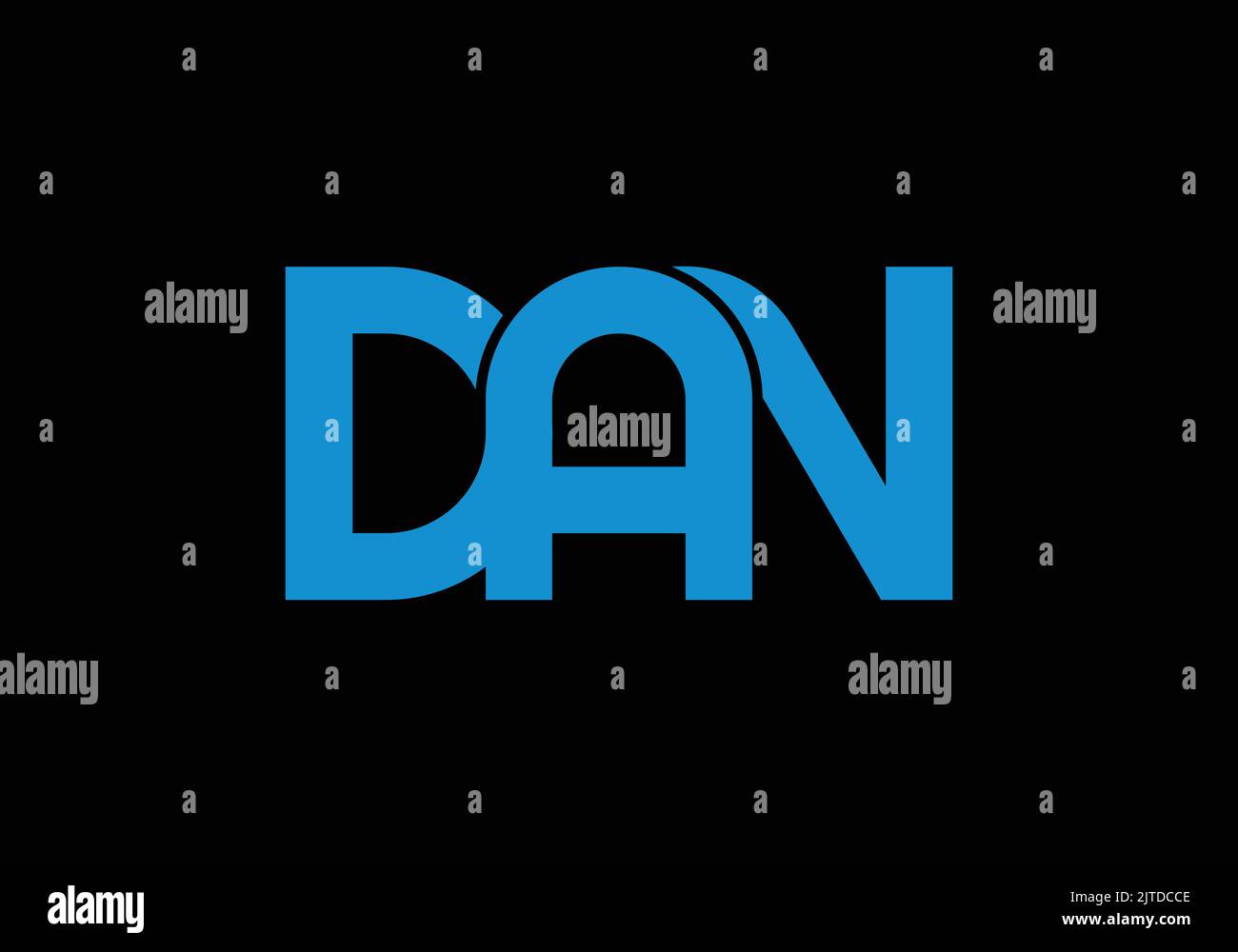 DAN Initial Monogram Letter dan Logo Design Vector Template d a n ...