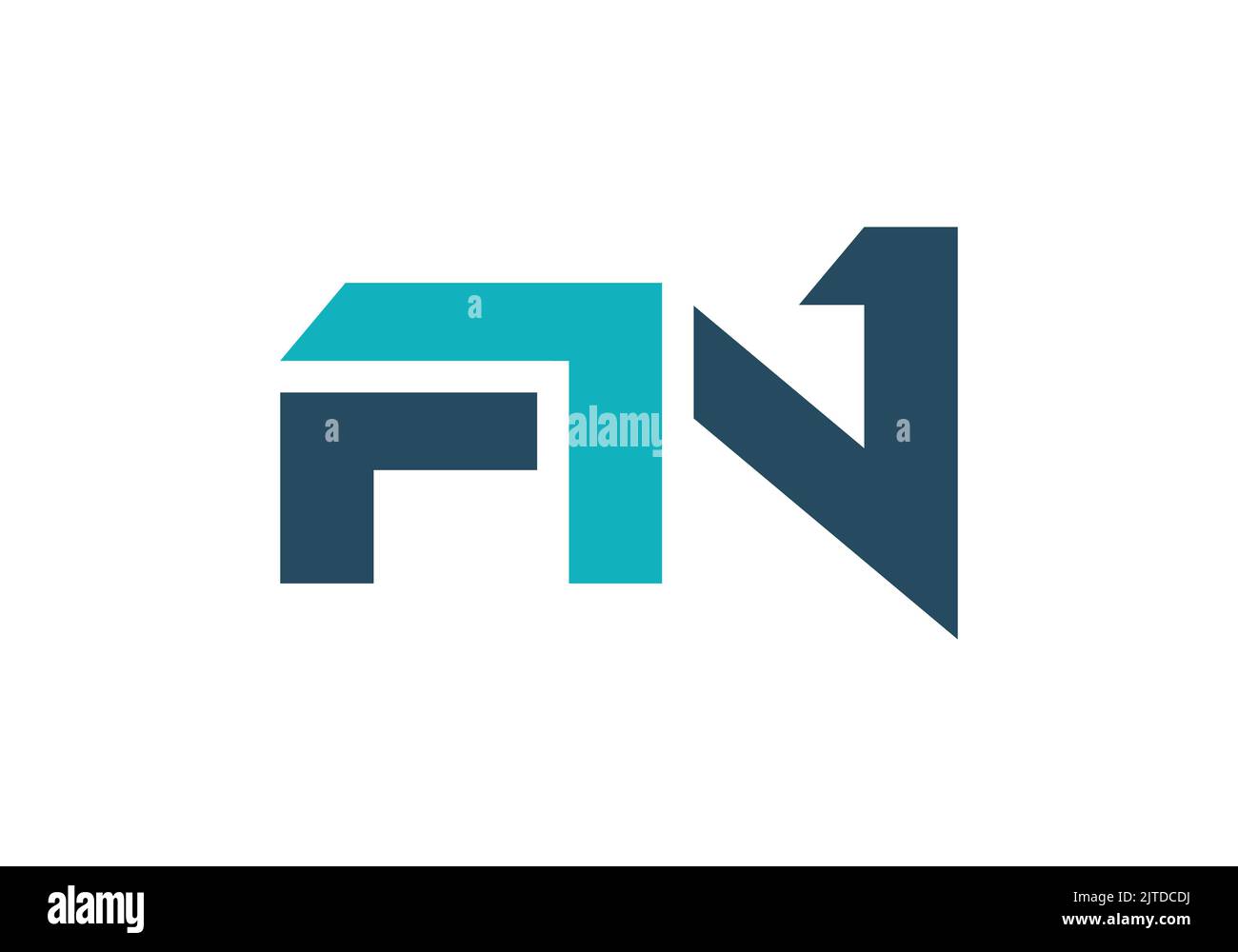 Fn letter logo hi-res stock photography and images - Alamy