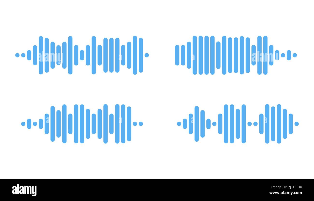Recording Of Audio Message Template Ui Element Of Audio Record For Smartphones Vector