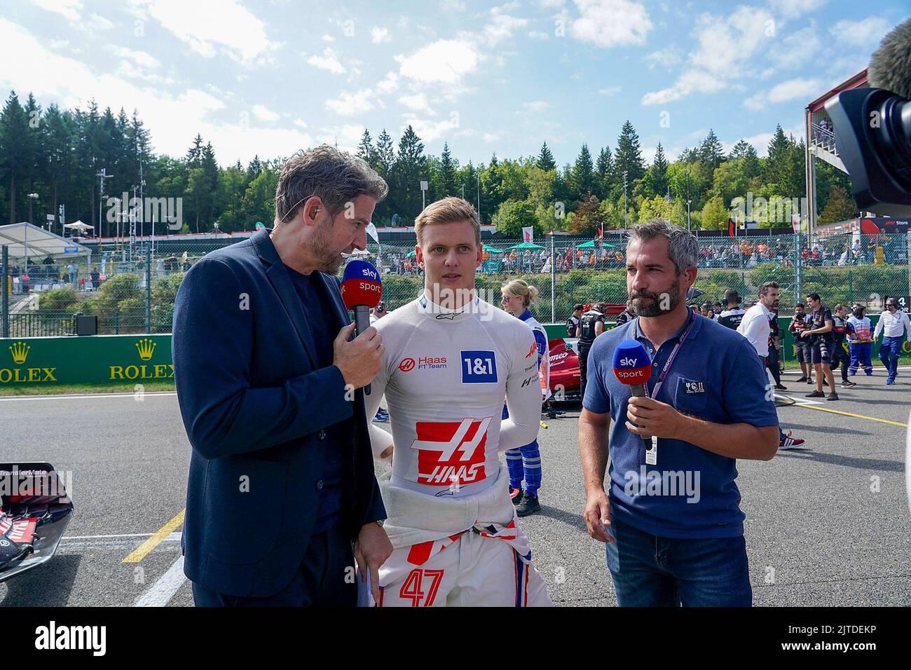 Francorchamps Spa, Belgium. 28th Aug, 2022. Sky Kommentator Peter ...