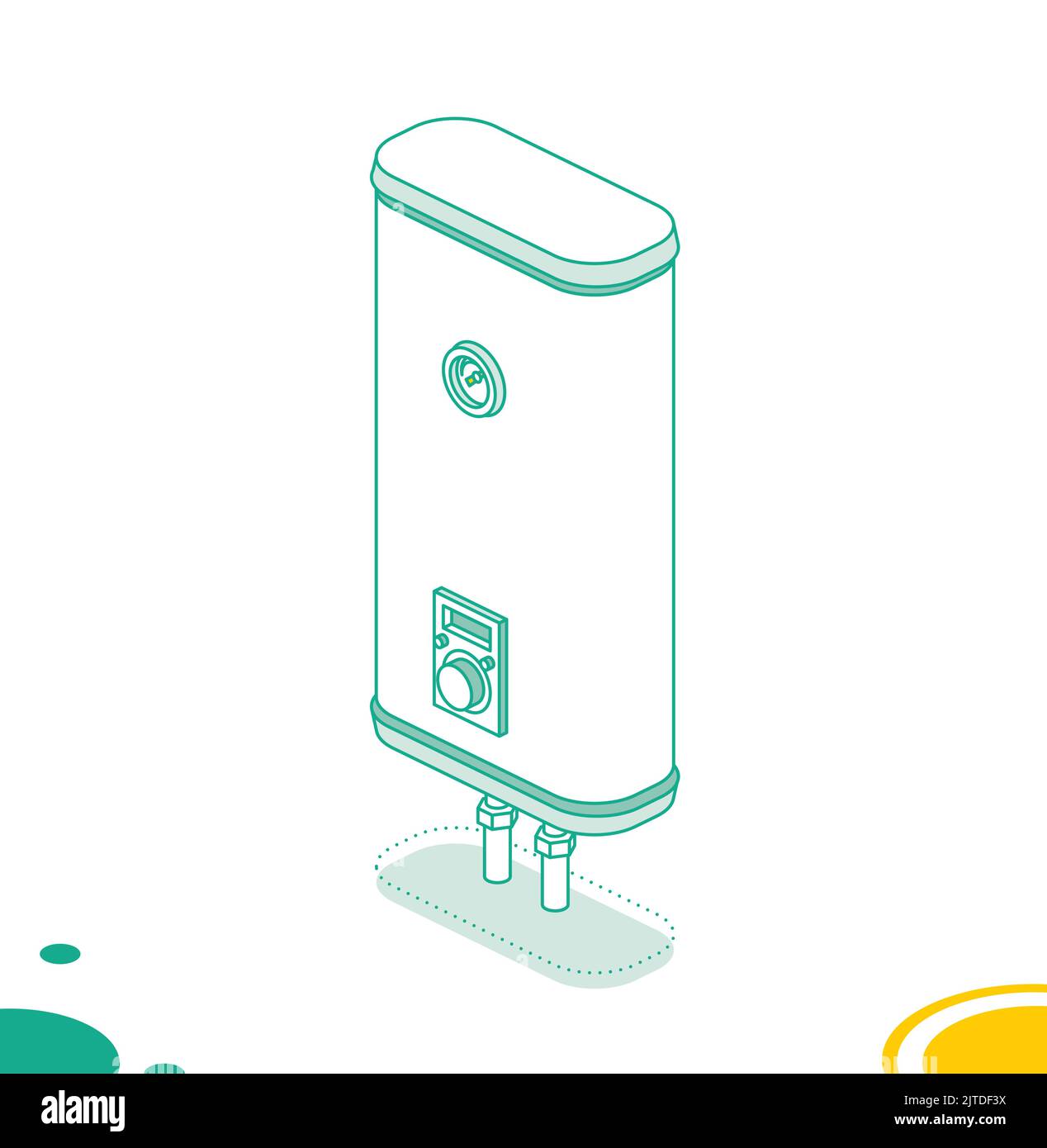 Air furnace icon outline Stock Vector Images - Alamy