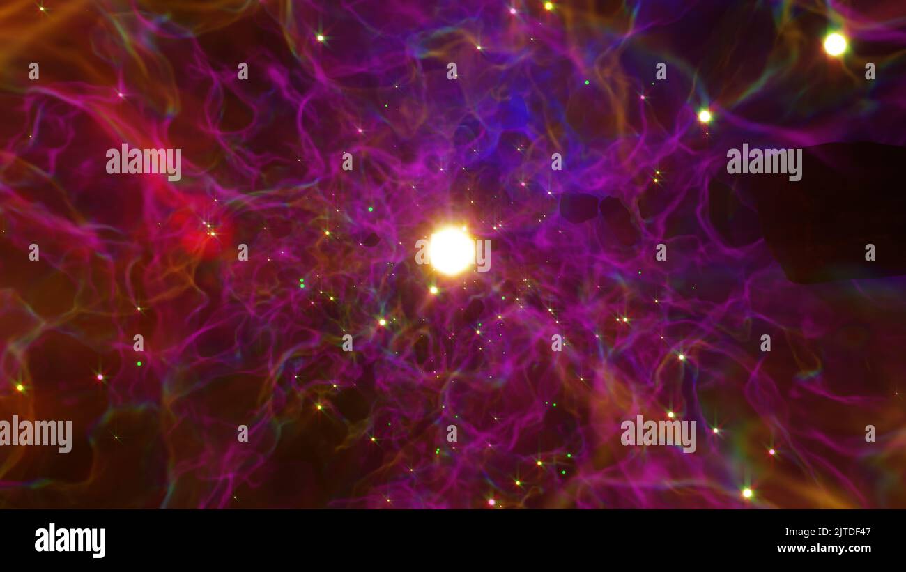 3D illustration Background for advertising and wallpaper in space and ...