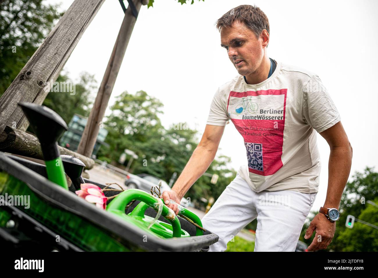 Berlin, Germany. 28th Aug, 2022. Sebastian Herges stands at the edge of ...