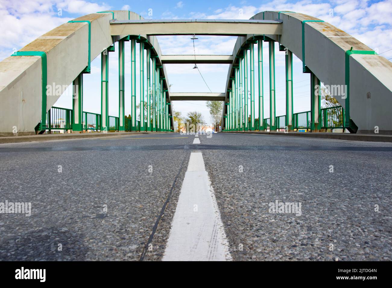 Highway road bridge of modern design Stock Photo - Alamy