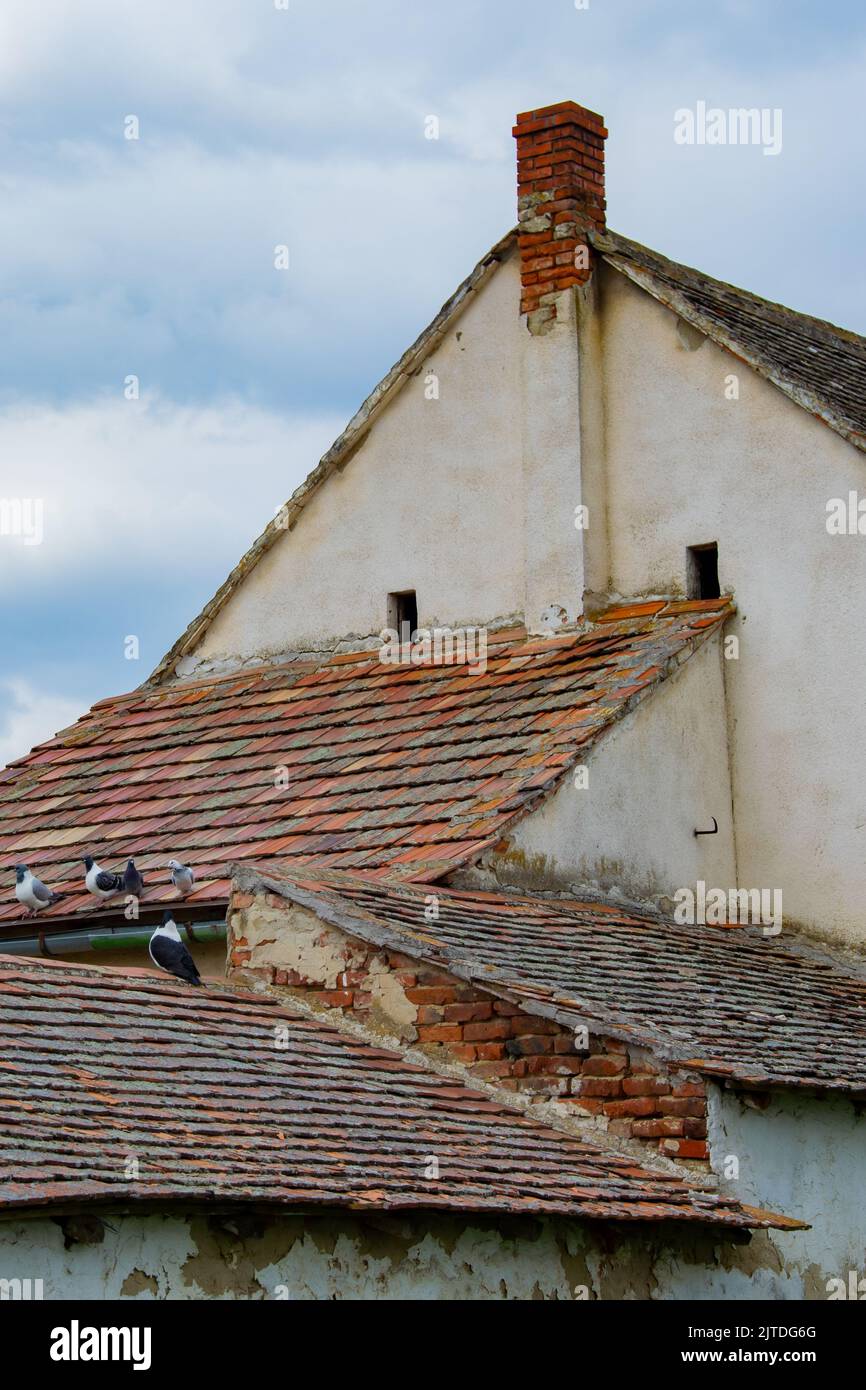 Family home with many roof levels hi-res stock photography and images ...