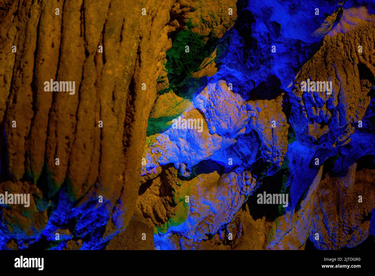 Natural caves and stalactites in Yilingyan, Nanning, Guangxi, China ...