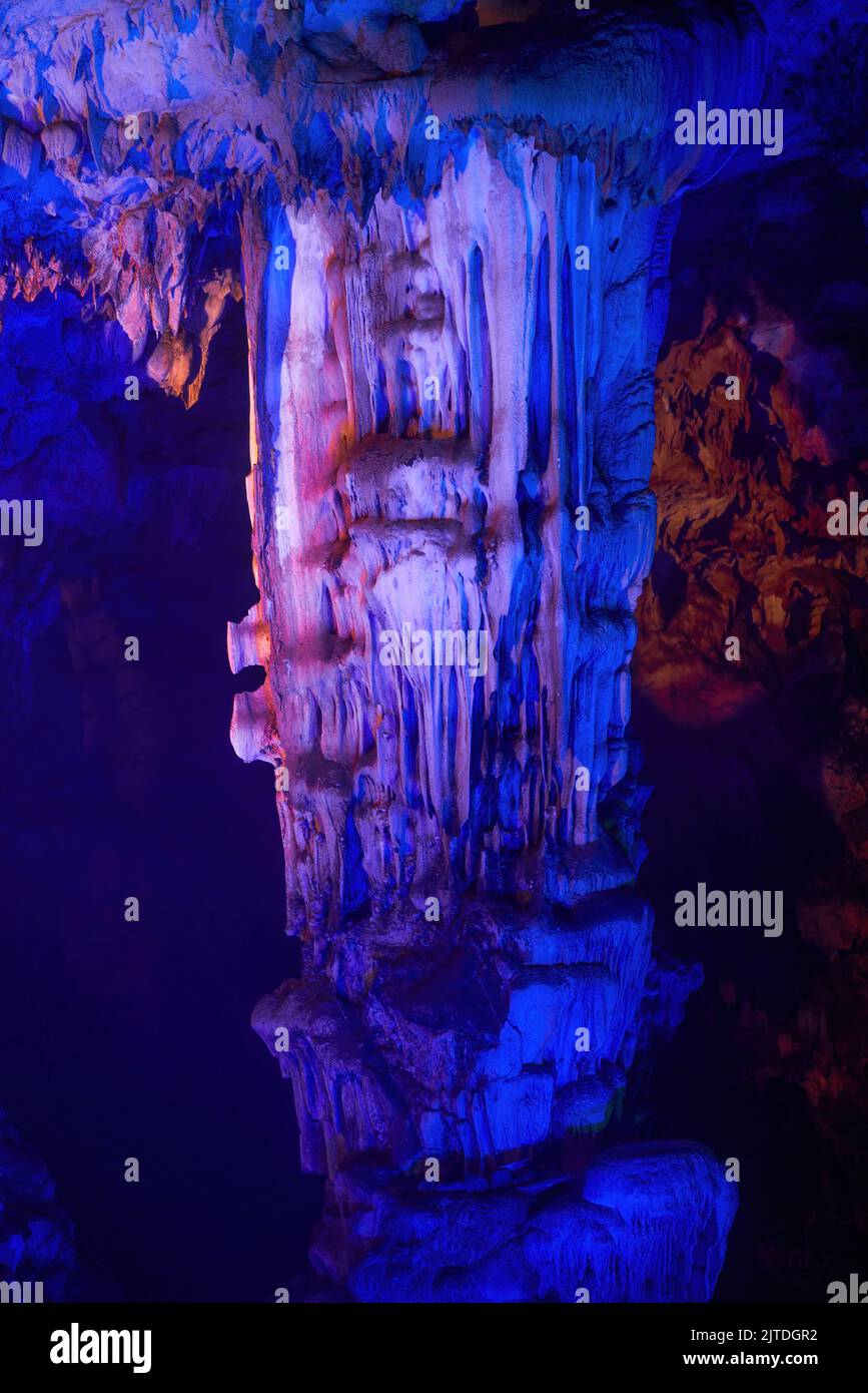 Natural caves and stalactites in Yilingyan, Nanning, Guangxi, China ...