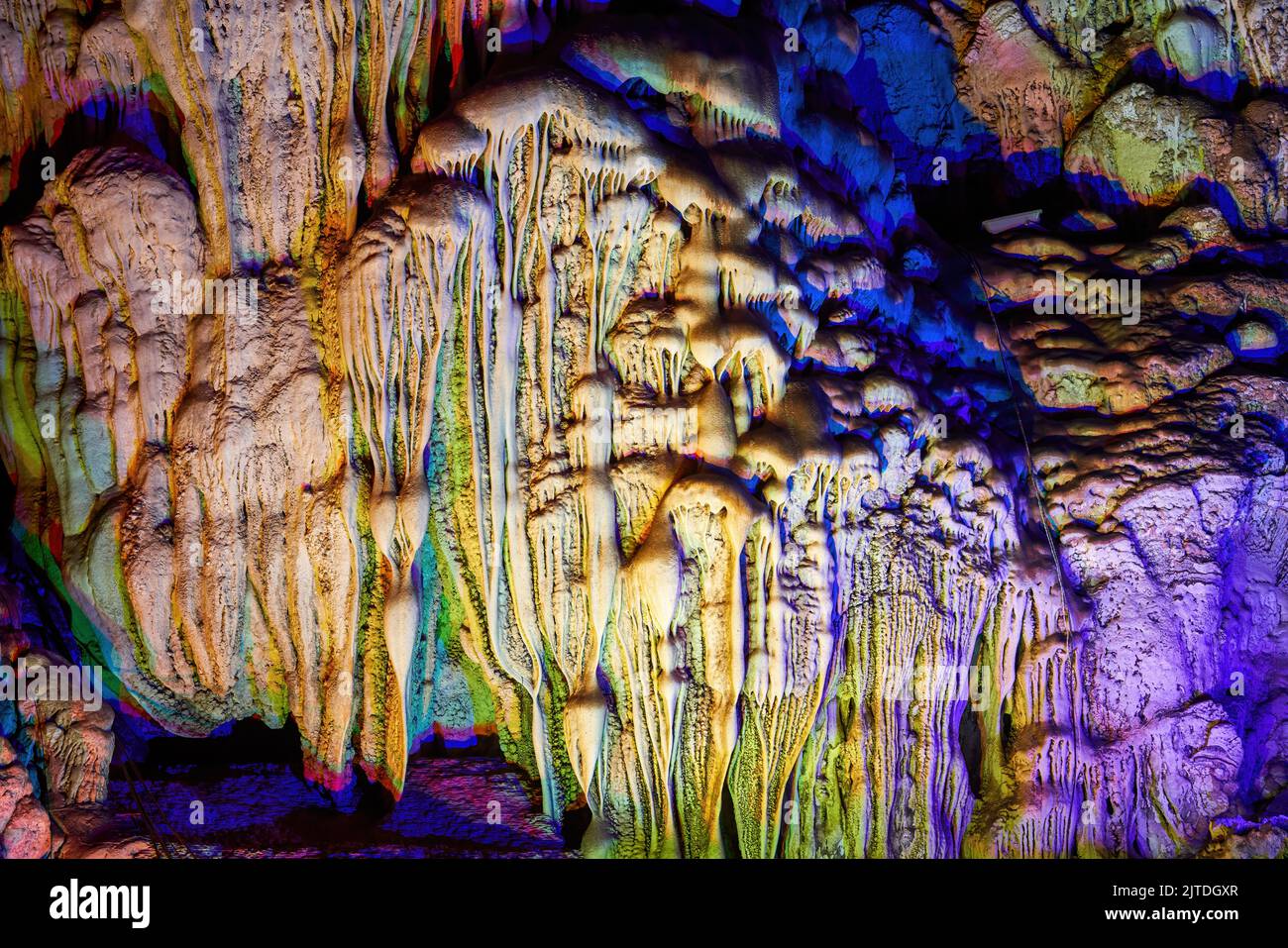 Natural caves and stalactites in Yilingyan, Nanning, Guangxi, China ...