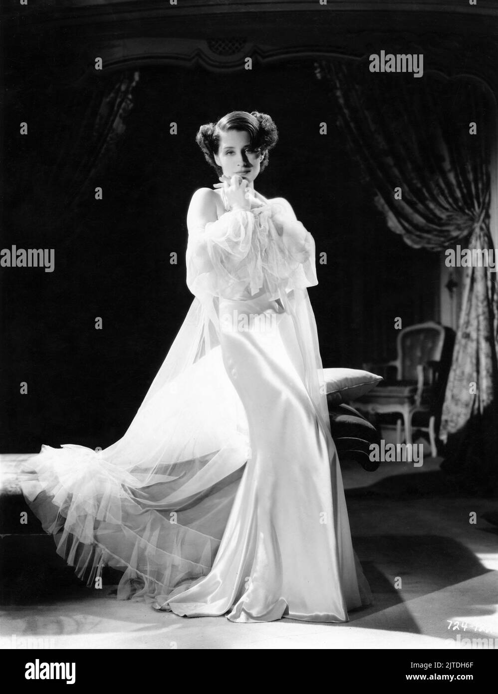 NORMA SHEARER Full Length Fashion Portrait by GEORGE HURRELL wearing ...