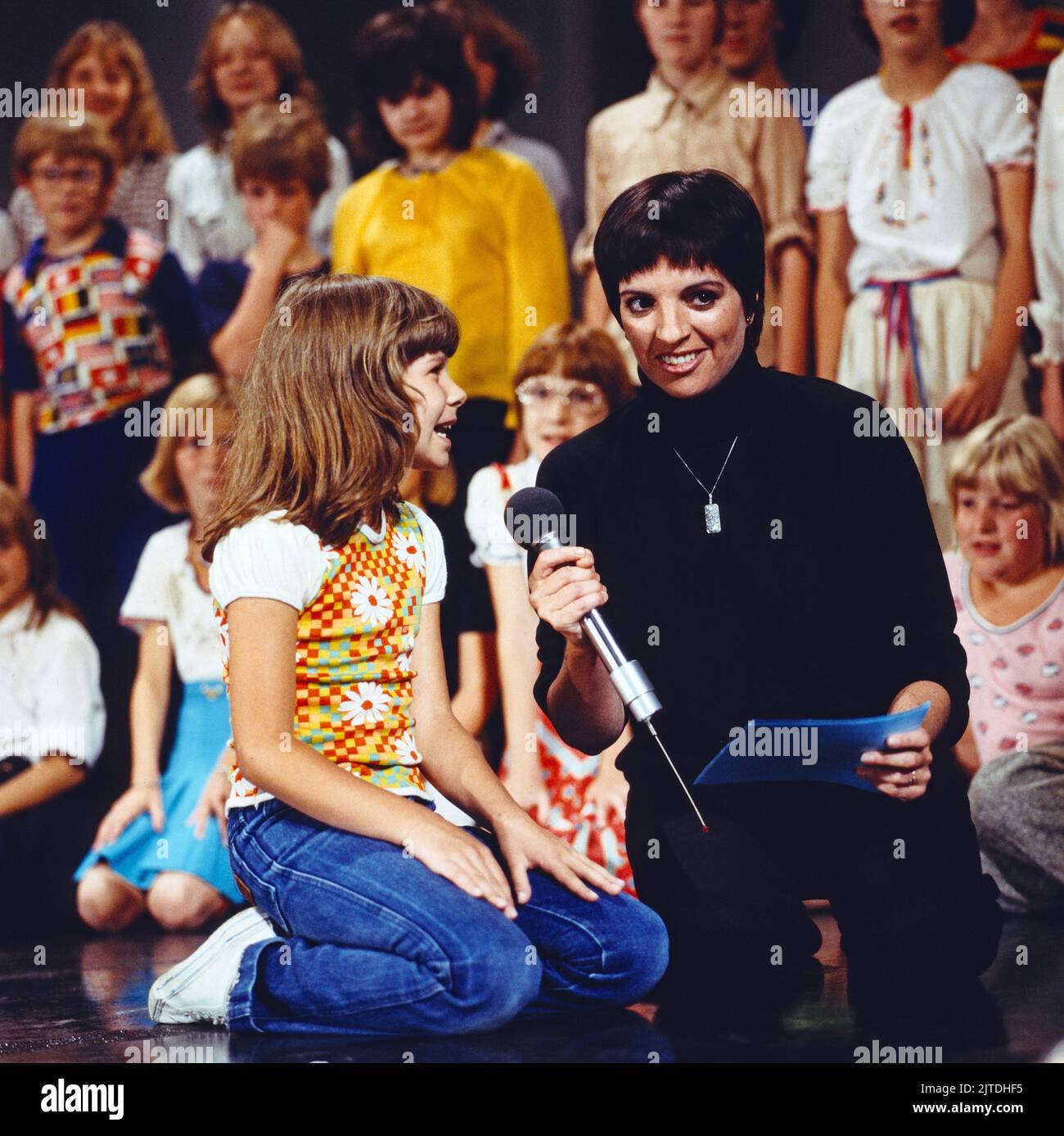 Liza Minelli, amerikanische Sängerin und Schauspielerin, im Bild mit ...