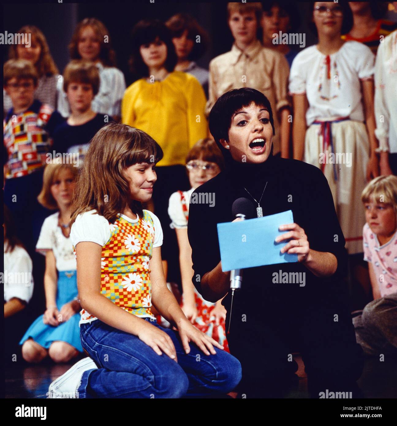 Liza Minelli, amerikanische Sängerin und Schauspielerin, im Bild mit ...