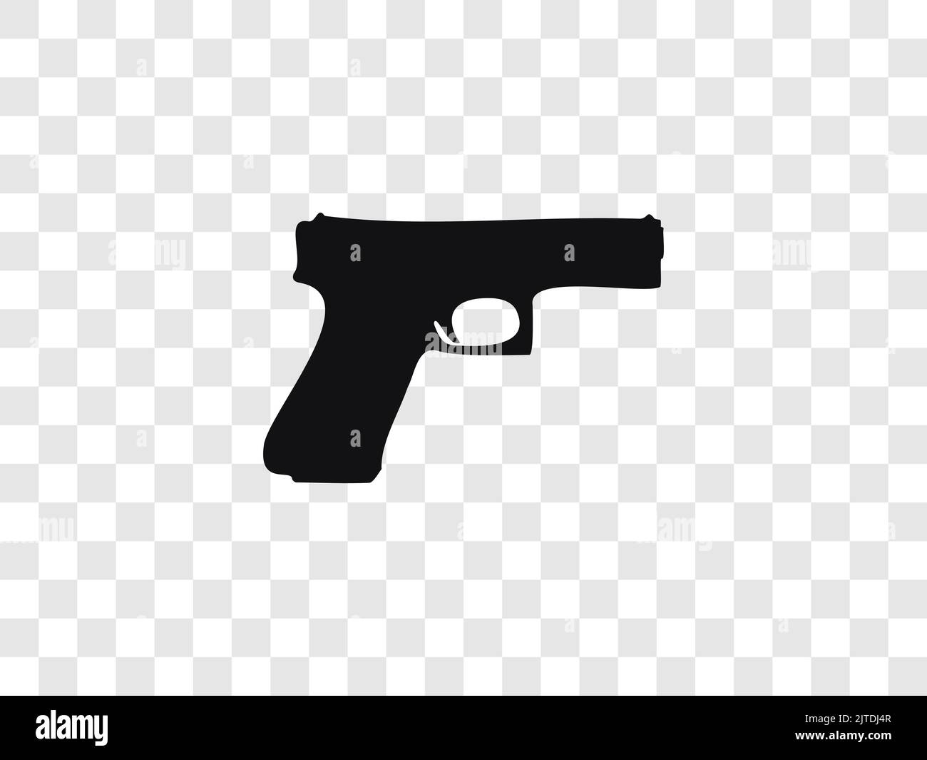 Gun, weapon, handgun icon. Vector illustration Stock Vector Image & Art ...