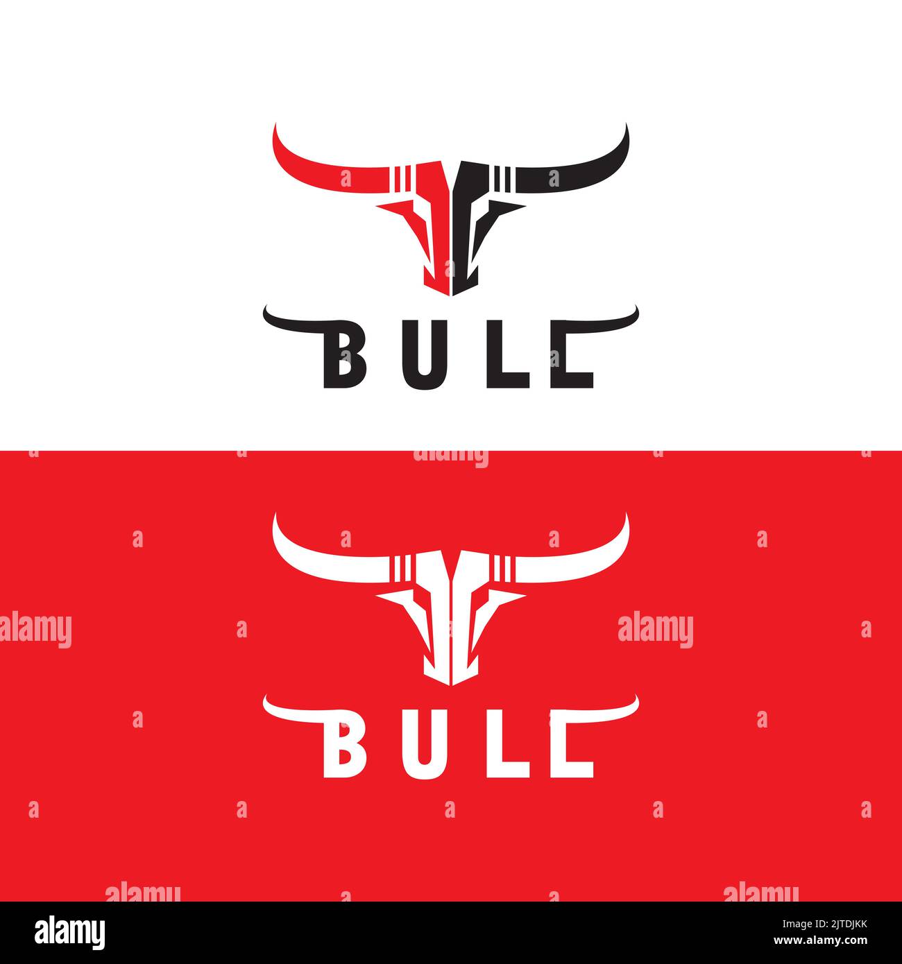 Bull logo and symbols vector template icons app Stock Vector Image ...