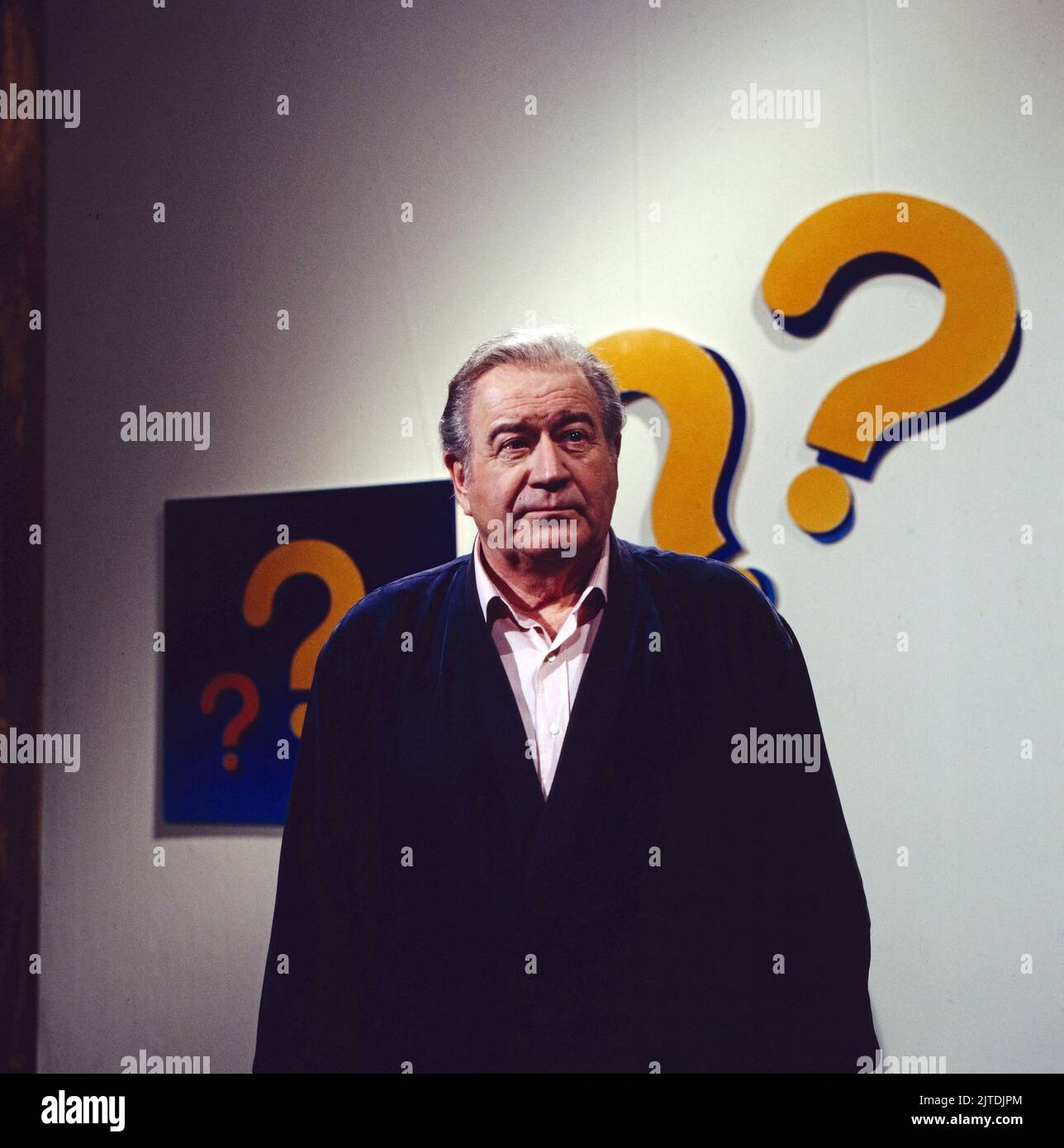 Hans-Joachim Kulenkampff, auch Kuli genannt, deutscher Fernsehmoderator ...