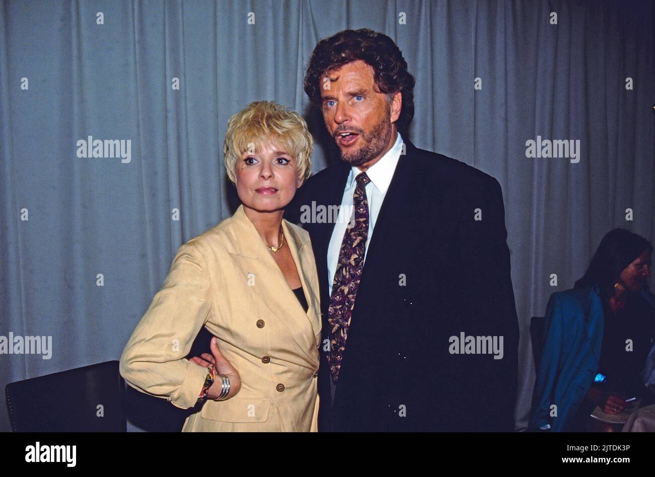 Ingrid Steeger, deutsche Schauspielerin, hier mit ihrem Lebensgefährten ...