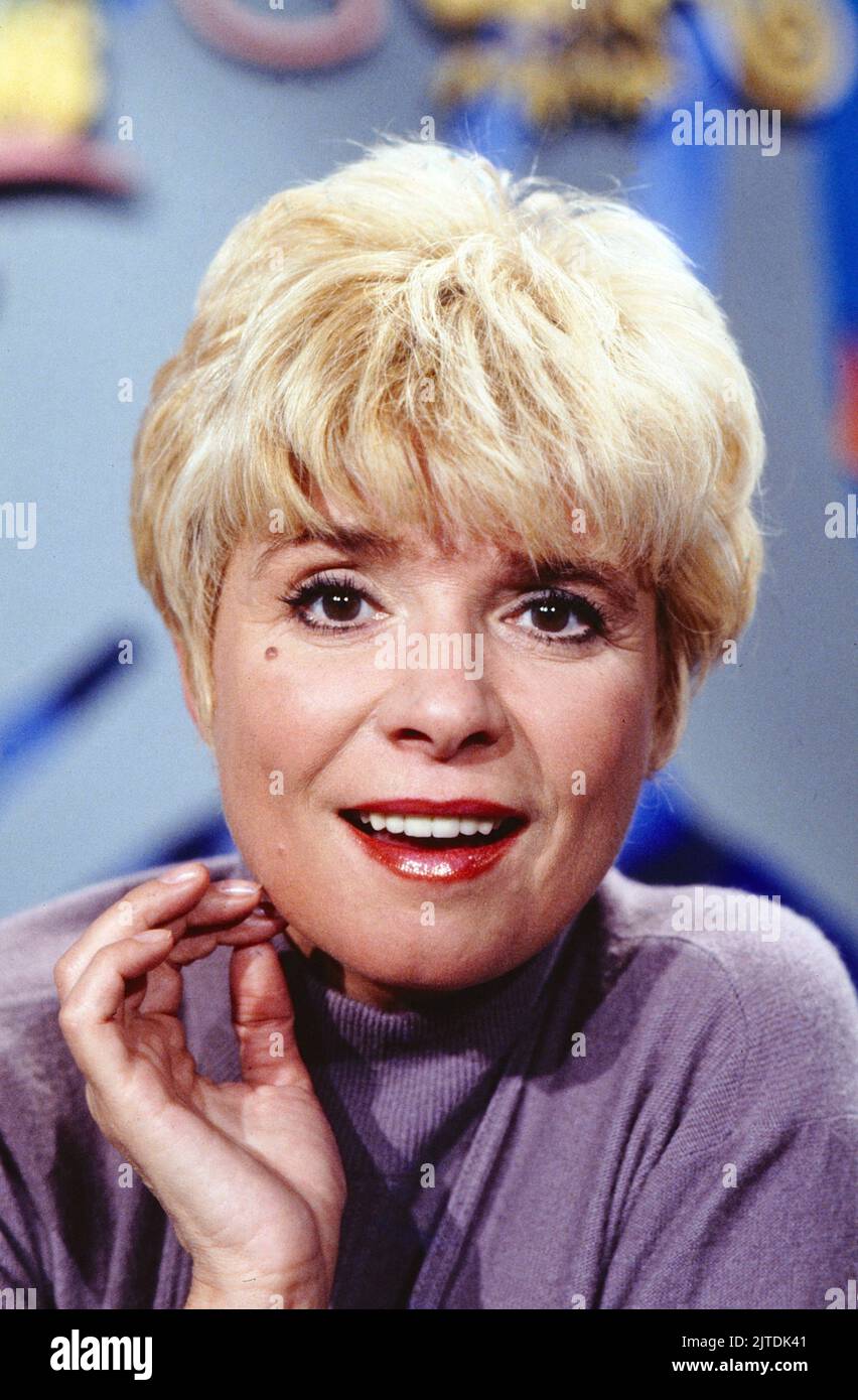 Ingrid Steeger, deutsche Schauspielerin, Portrait, Deutschland, 1991 ...