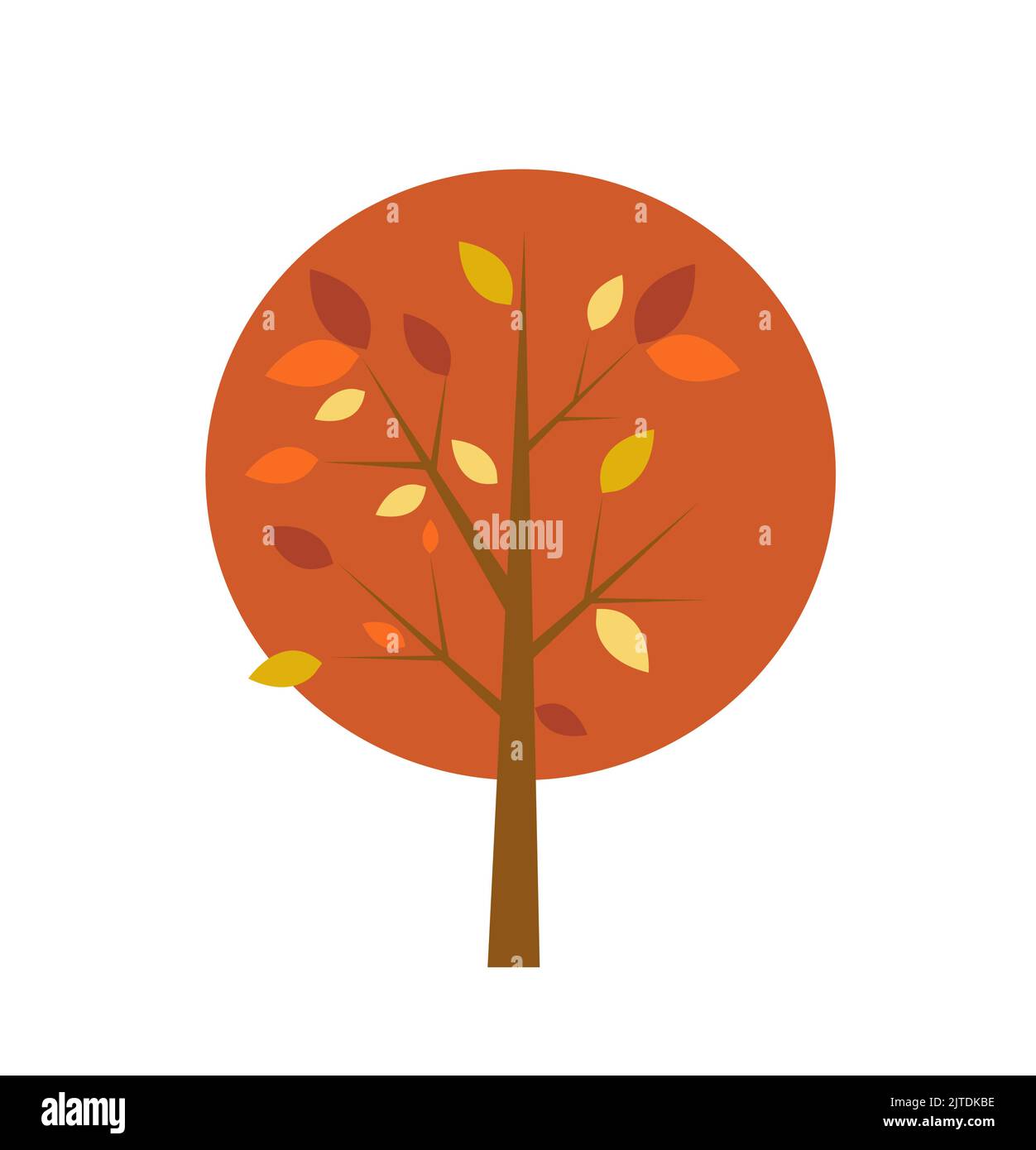 autumn tree vector illustration Stock Vector Image & Art - Alamy