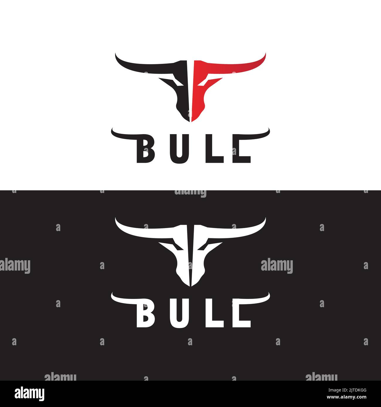 Bull logo and symbols vector template icons app Stock Vector Image ...