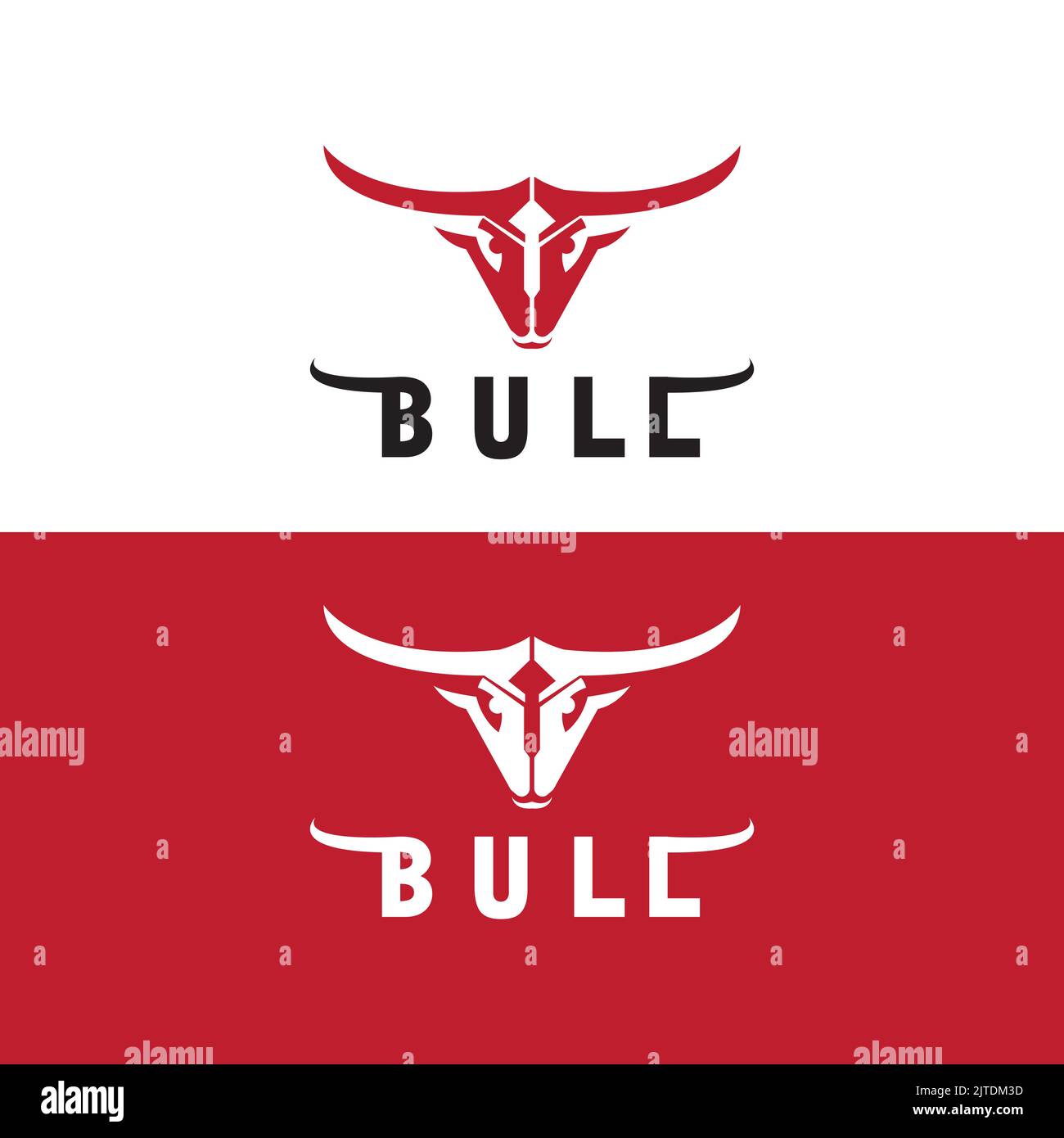 Bull logo and symbols vector template icons app Stock Vector Image ...